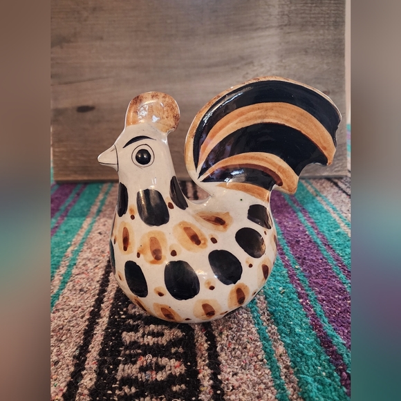 Artisan | Accents | Vintage Hand Painted Mexican Pottery Chicken | Poshmark
